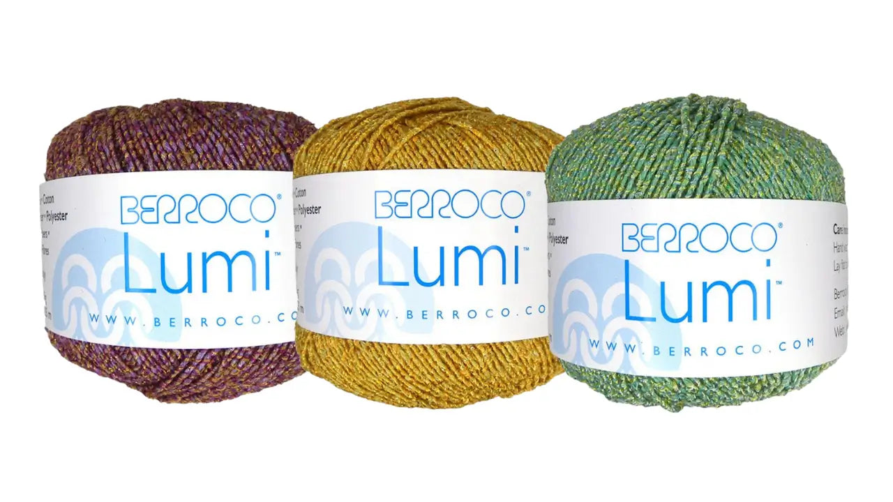 Berroco Lumi | Shimmery Cotton DK Yarn - Little Knits