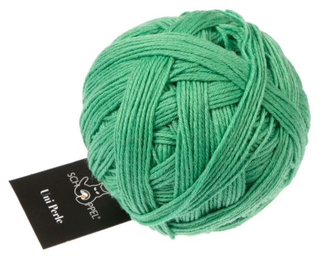 Schoppel Uni Perle - Turquoise (Color #4780) on sale at Little Knits