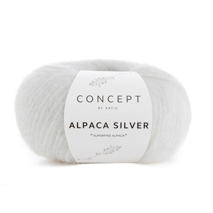 Katia Concept Alpaca Silver - Off White Silver (Color #250) – Little Knits