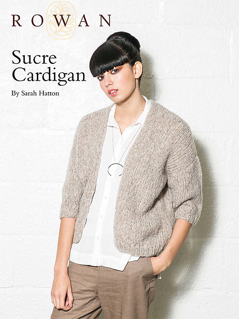A FREE Rowan Brushed Fleece Pattern - Sucre Cardigan (PDF) knitting ...