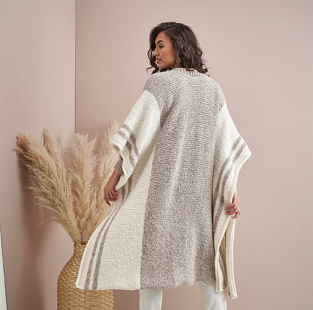 A Rowan Brushed Fleece Pattern - 015 Cape (PDF)knitting pattern on sale ...