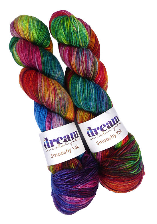 Dream in Color Smooshy Yak One of a Kind Colors - Radical Rainbow - Lo ...