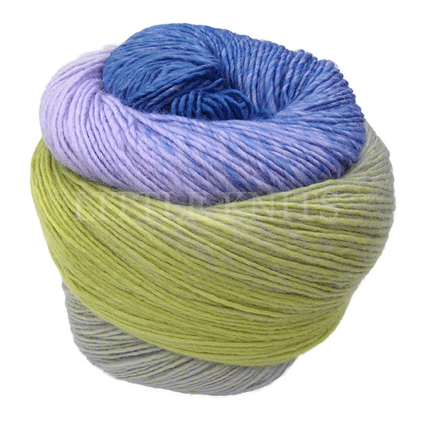 Laines Du Nord Poema - Blue Yellow Degradé (Color #608) – Little Knits