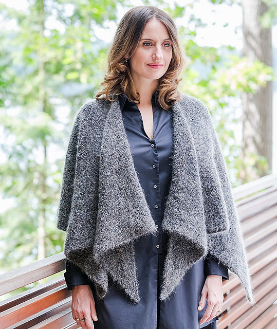 A Churchmouse Yarns and Teas Pattern - Quadrangle Wrap (PDF) Knitting ...