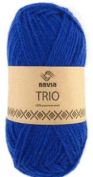 Navia Trio - Royal Blue (Color #312) – Little Knits