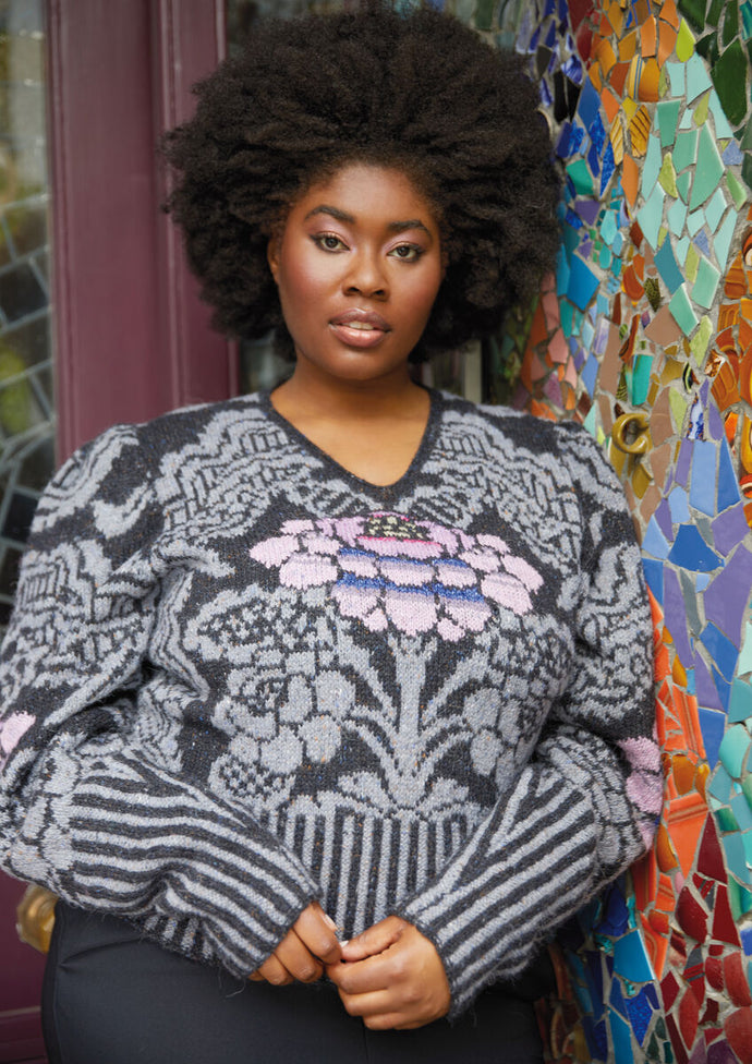 A Rowan Felted Tweed Pattern - Tudor Rose Sweater (PDF) knitting ...