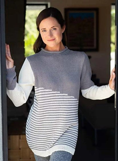 A GGH Volante Pattern - Angled Stripes Pullover 5900c (PDF) – Little Knits