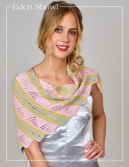 An Elsebeth Lavold Knitting Pattern - Eden Shawl (PDF) – Little Knits